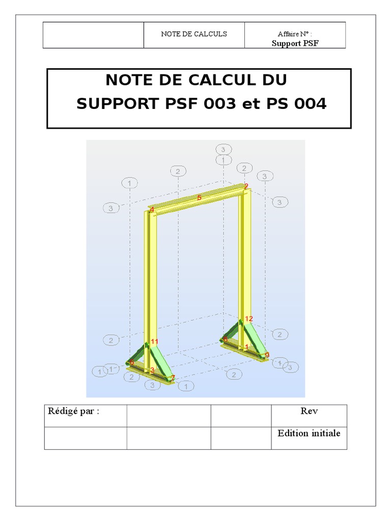 Note de Calcul | PDF