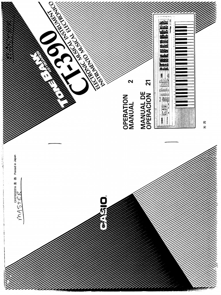 Casio CT-390 Manual | PDF