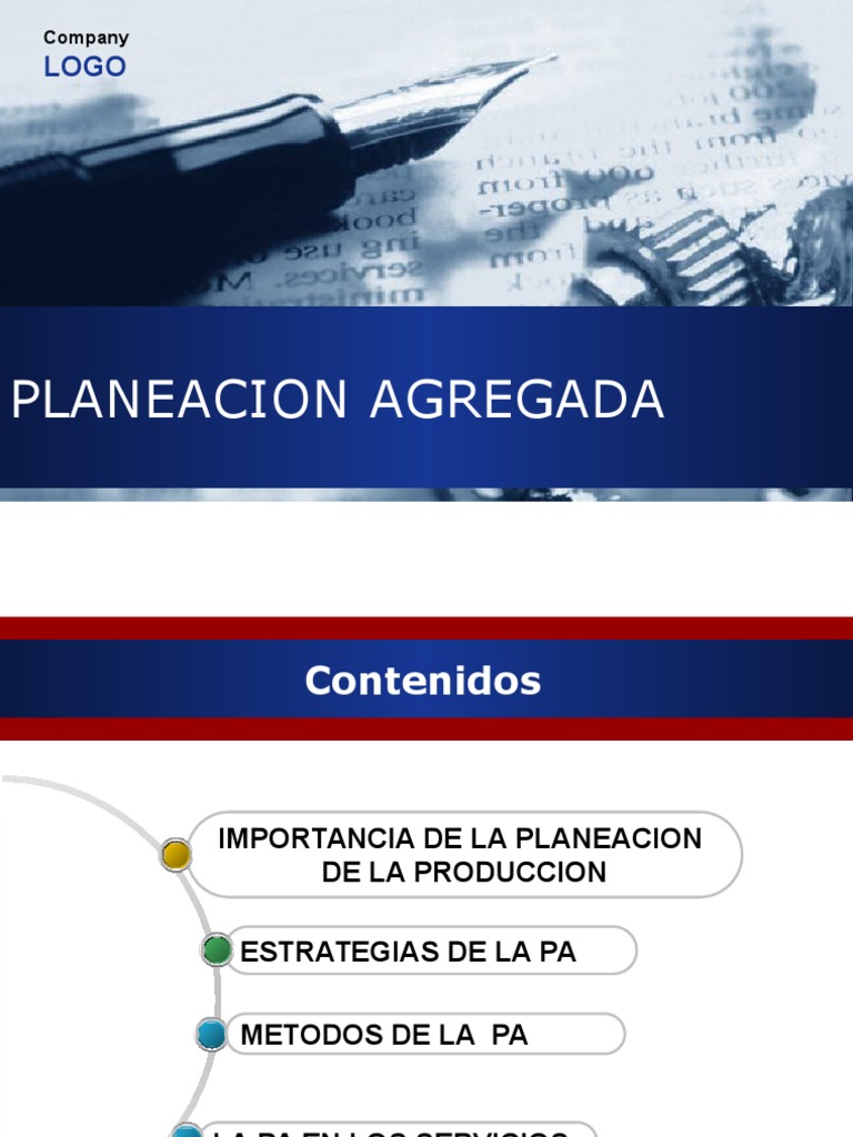 Introduccion A Plan Agregado | PDF | Planificación | Inventario