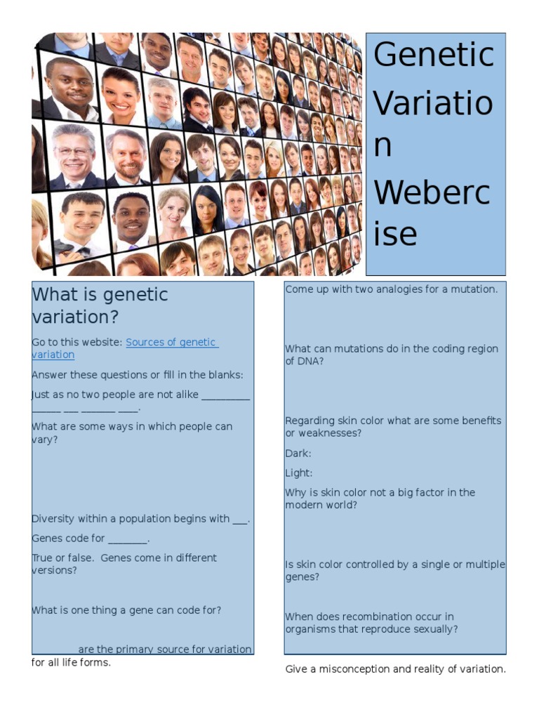 Understanding Genetic Variation | PDF | Self-Improvement
