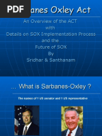SOX Template | PDF | Sarbanes–Oxley Act | Internal Control