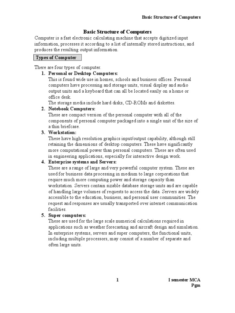 Fco Basic Structure | PDF | Instruction Set | Computer Data Storage