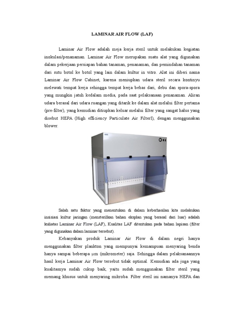 Laminar Air Flow | PDF