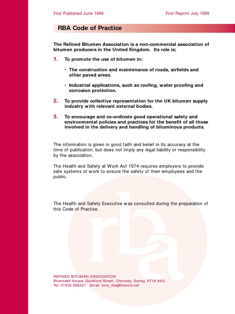 RBA Code Bitumen | Download Free PDF | Tanks | Vehicles