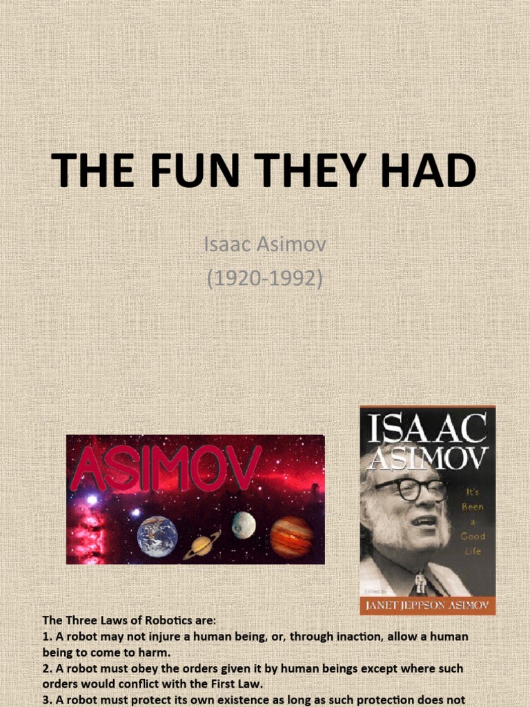 The Fun They Had | PDF