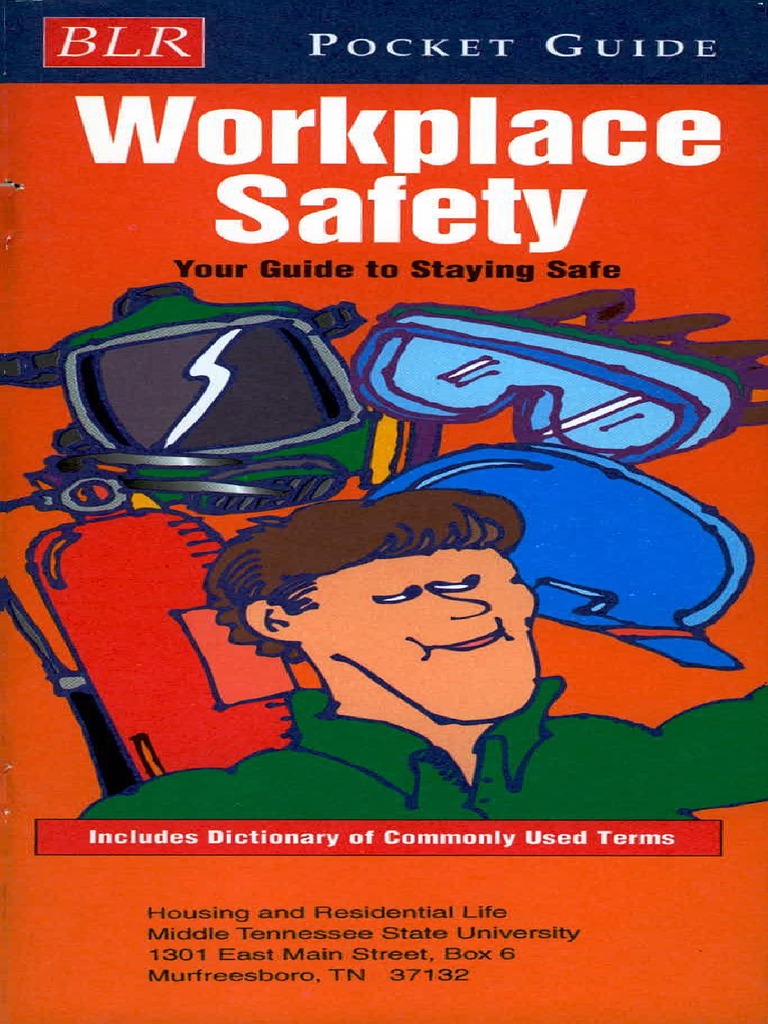 Work Place Safety Pocket Guide | PDF | Personal Protective Equipment ...