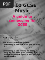 How To Write A Programme Note GCSE | PDF | Musical Compositions | Rhythm