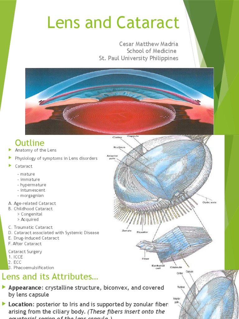 Lens and Cataract | PDF | Cataract | Eye