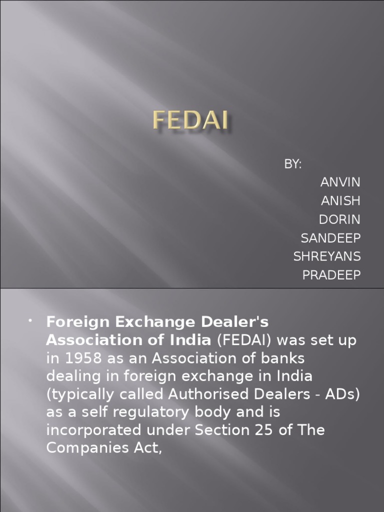Fedai | PDF | Foreign Exchange Market | Reserve Bank Of India