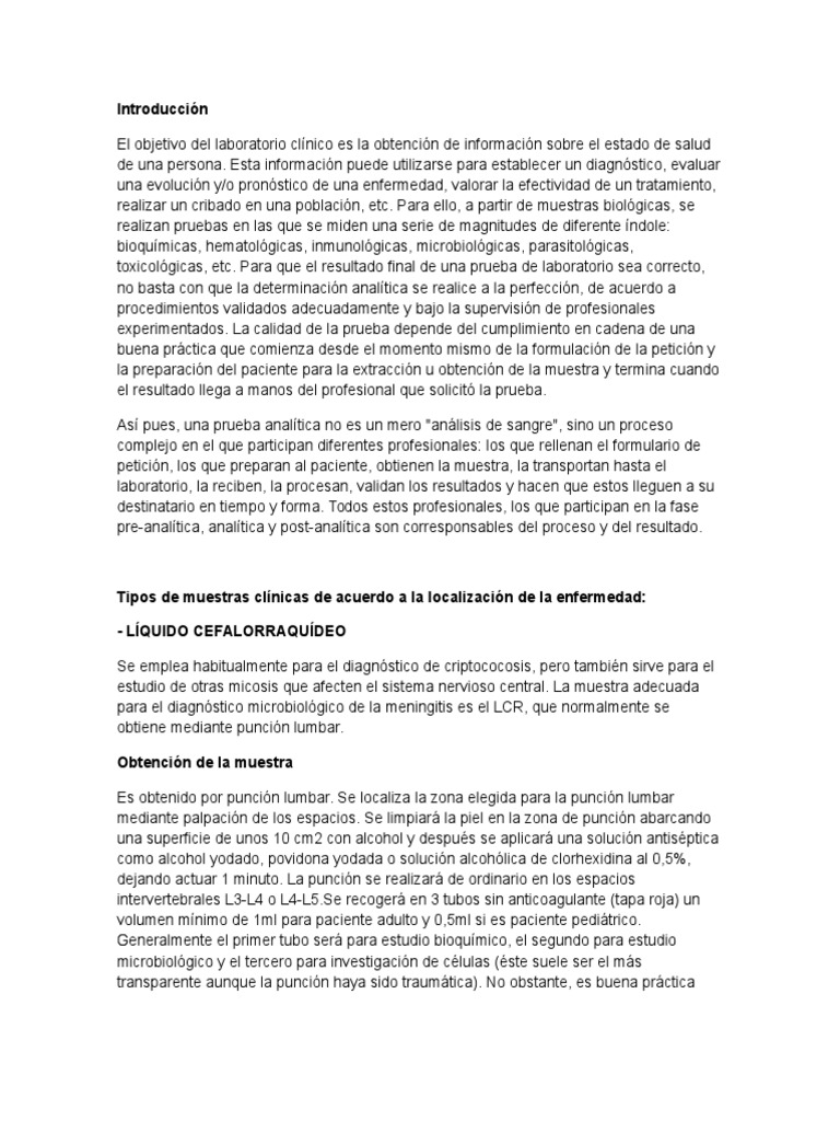 Jsjssjjs | PDF | Laboratorios | Diagnostico medico