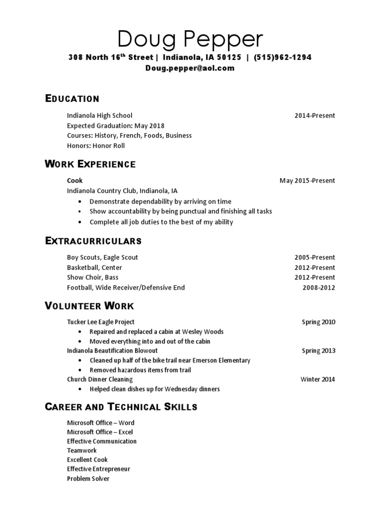 Doug Pepper Resume | PDF