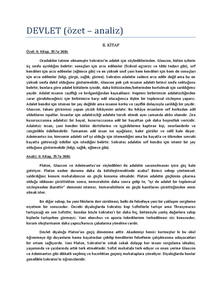 Platon Devlet PDF | PDF
