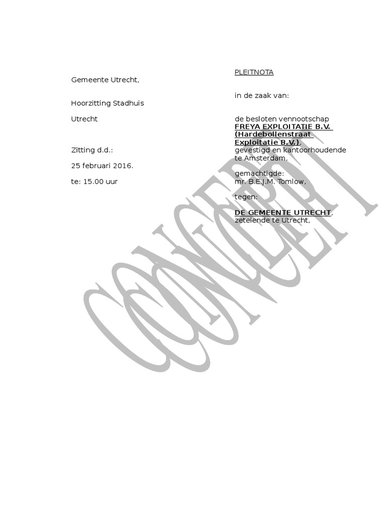 Concept Pleitnota | PDF