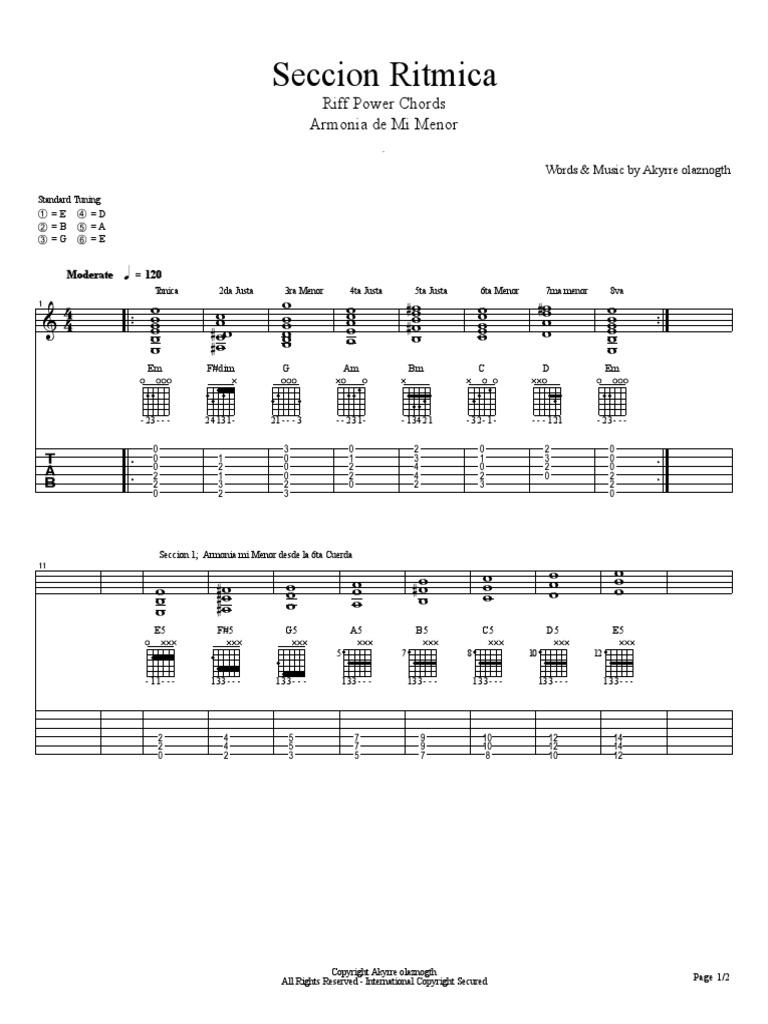 Powers Chords | PDF