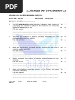 MLC Inspection Checklist | PDF | Sailor | Occupational Safety And Health