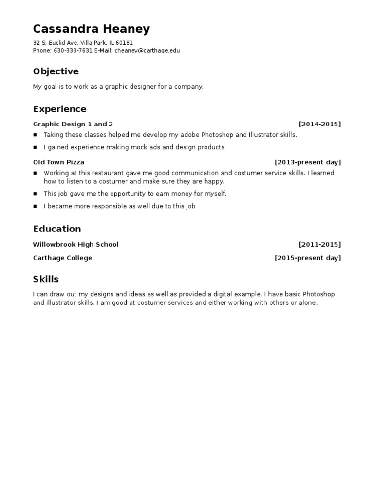 Communication Resume | PDF
