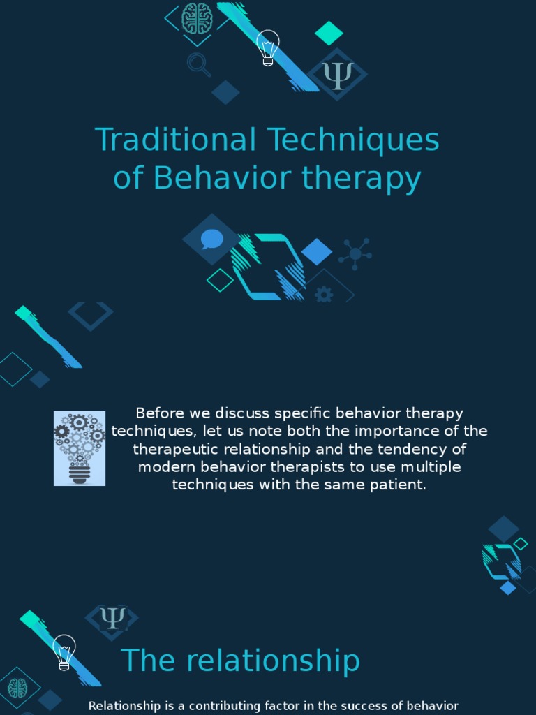 Behavior Therapy Powerpoint | PDF | Behaviour Therapy | Psychotherapy