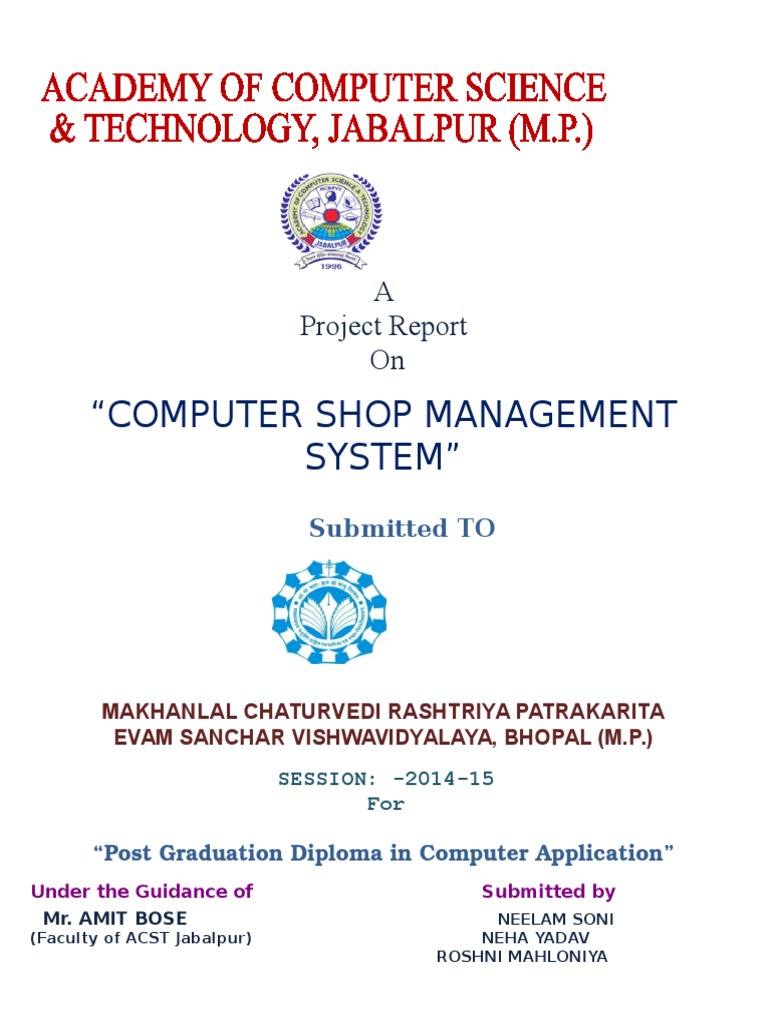 Computer Lab Management System Report | PDF | Microsoft Access ...