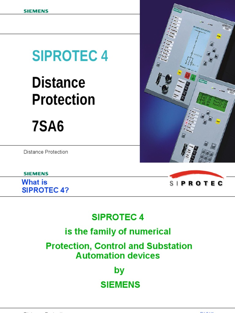 7SA6 Presentation Engl | PDF | Relay | Input/Output