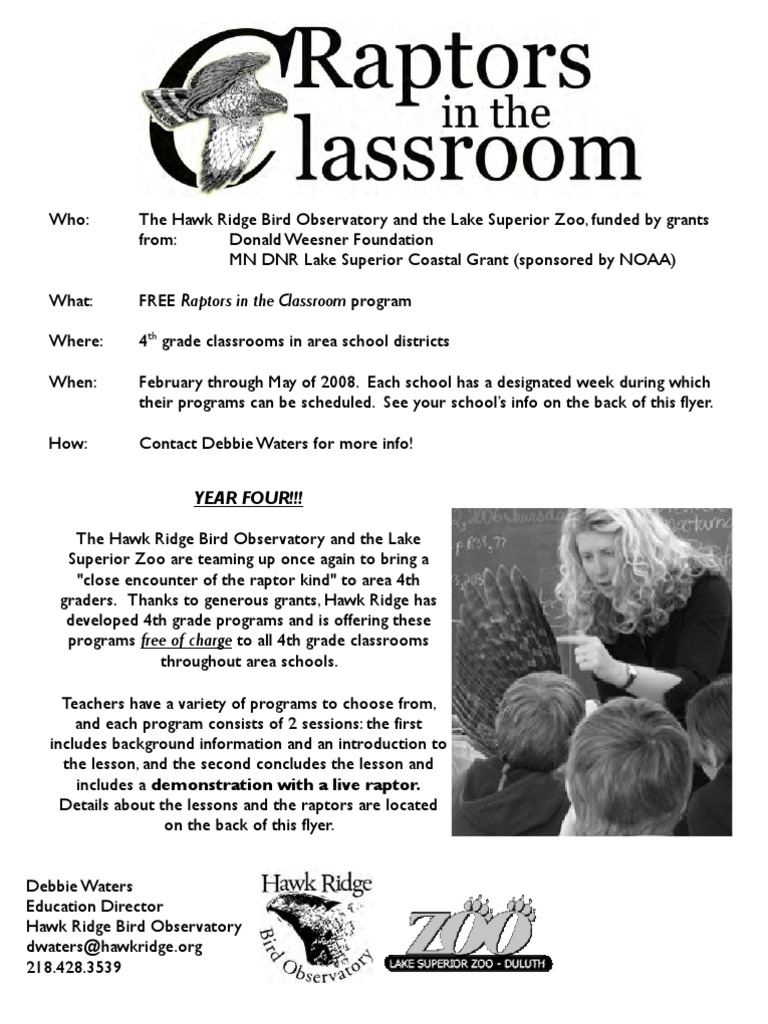 Raptors for 4th Graders | PDF | Bird Migration | Birds Of Prey