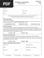 Eye Fitness Certificate | PDF