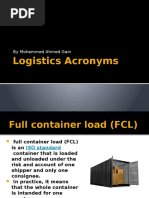 Logistics Abbreviation | PDF | Cargo | Logistics