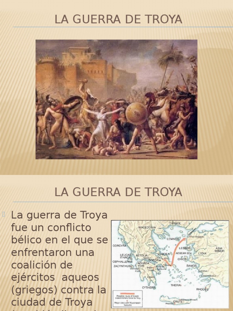 La Guerra de Troya | PDF | guerra troyana | Helena de Troya