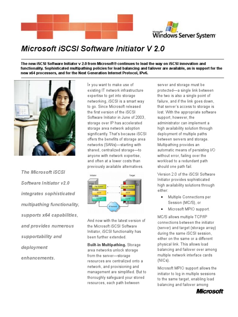Microsoft iSCSI Software Initiator V 2.0 | PDF | Business