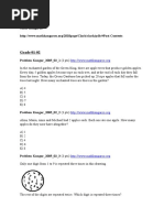 Math Kangaroo Practice Problems (Grades 1-8) | PDF | Geometry ...