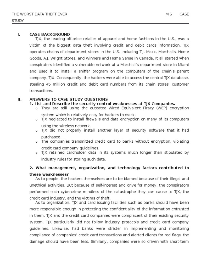 TJX Data Breach: 45M Cards Stolen | PDF | Computer Security | Security