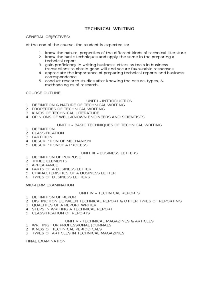 Fundamentals of Technical Writing | PDF | Communication | Information