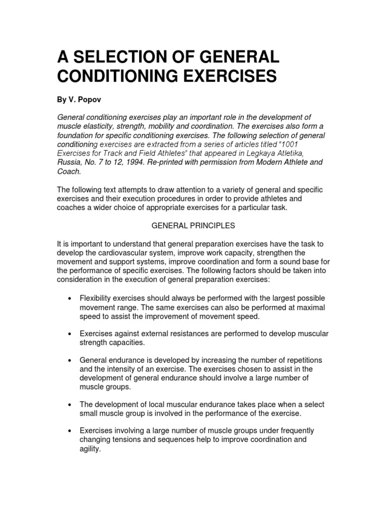 TMSTR Popov a Selection of General Condition Exercises%5b3%5d ...