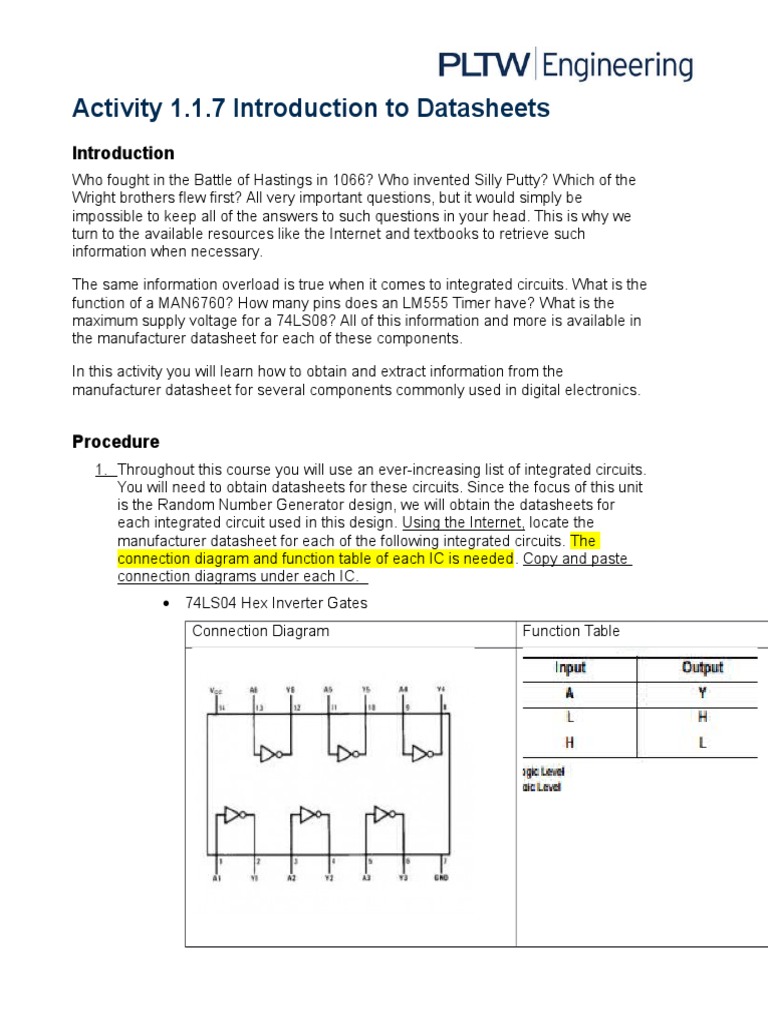 Hex Inverter 74LS04: Datasheet, Specifications, And Pinout, 50% OFF