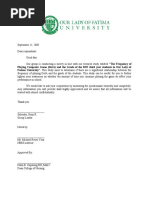 Sample Letter To The Respondents | PDF | Career & Growth | Business