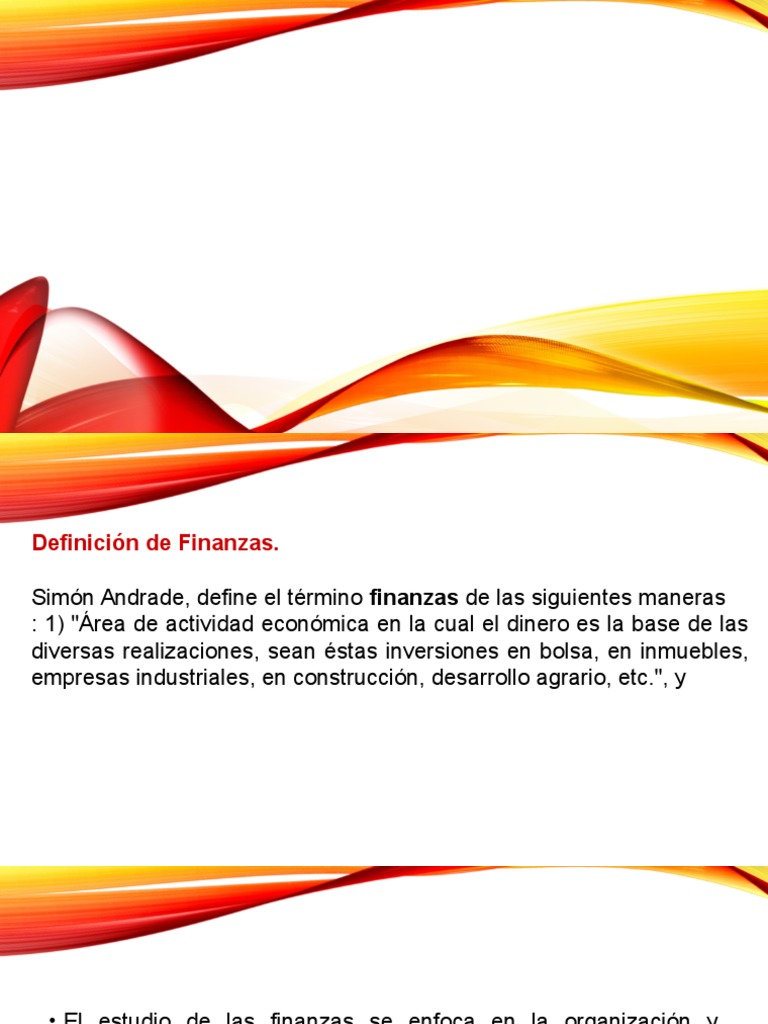Historia y Conceptos de Finanzas | PDF