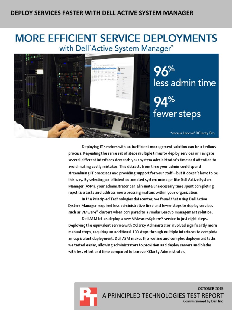 More Efficient Service Deployment With Dell Active System Manager | PDF | Ip Address | Computer ...