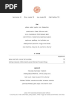Vinta - Menu | PDF | Sauce | Drink