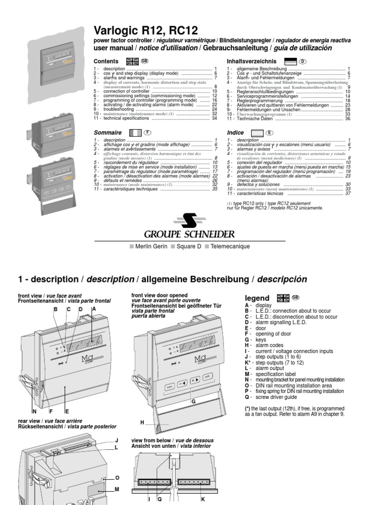 Manual Varlogic r12 | PDF