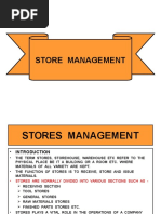 LECTURE Notes On Stores Management | PDF | Retail | Inventory