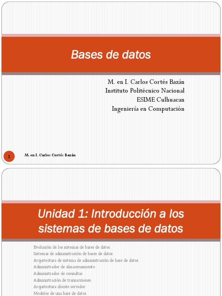 Bases de Datos 2 PDF | PDF | Apoyo | Bases de datos