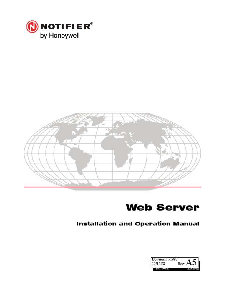 Web Server: Installation and Operation Manual | Download Free PDF ...