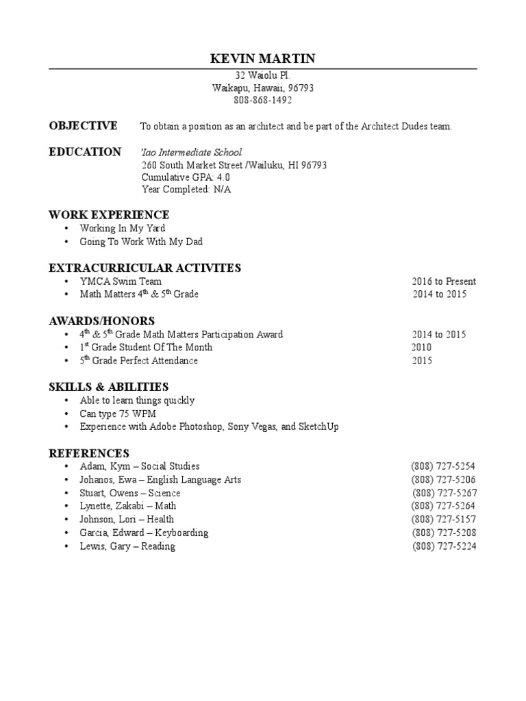 Kevin Resume | PDF