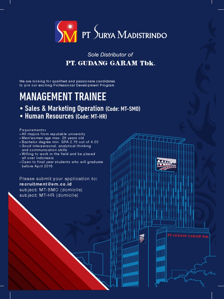 Management Trainee Program Openings | PDF | Career & Growth | Business