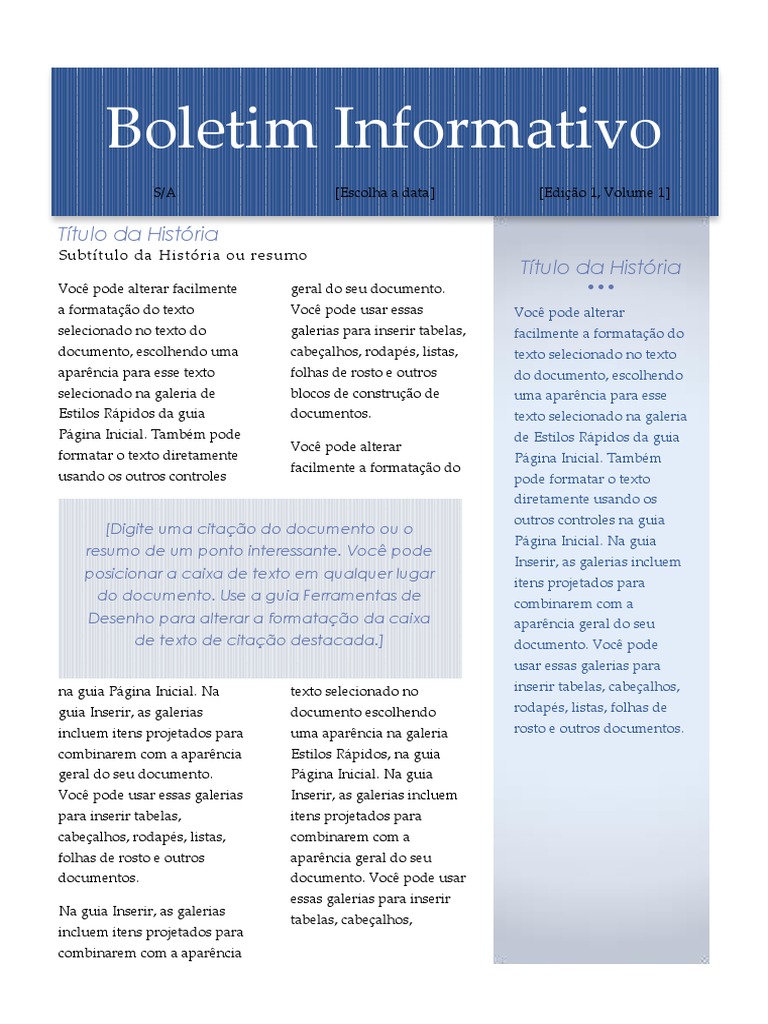 Boletim Informativo