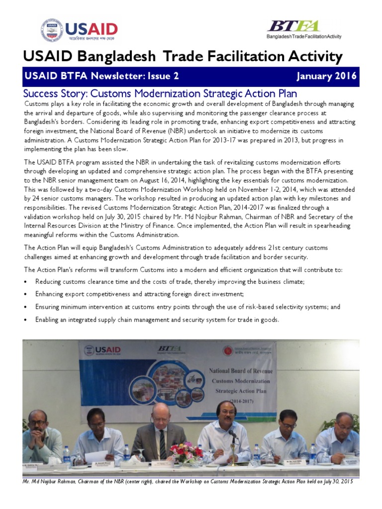 IBI Bangladesh Trade Facilitation Activity Newsletter | PDF | United ...