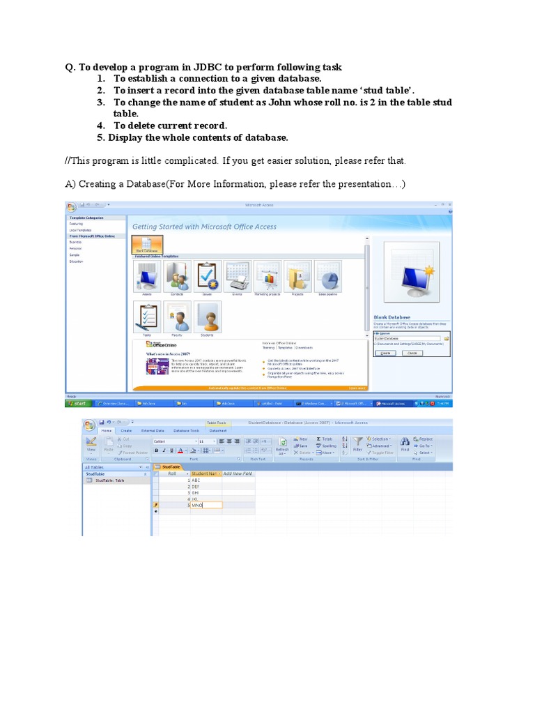 JDBC | PDF | Databases | Information Technology
