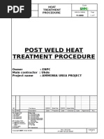 PWHT PROCEDURE (11) Rev 0 | PDF | Welding | Construction