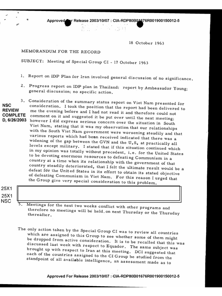 Origins of The Insurgency - Pentagon Papers, p.IV.A.5 | PDF | Vietnam ...