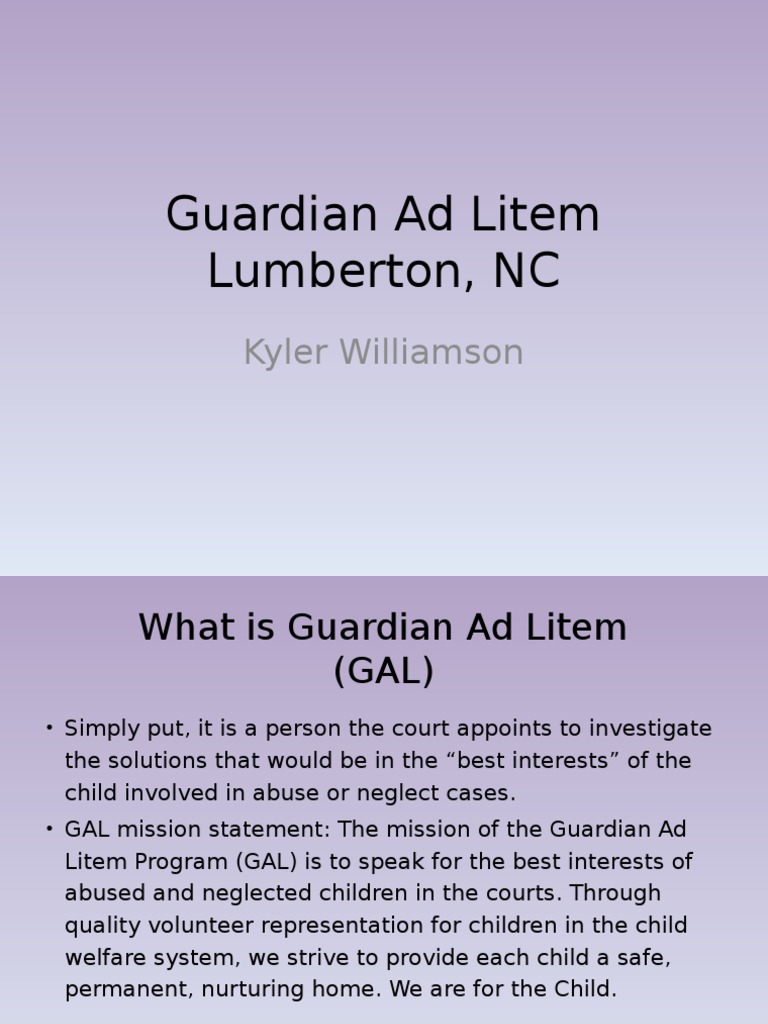 Guardian Ad Litem | PDF