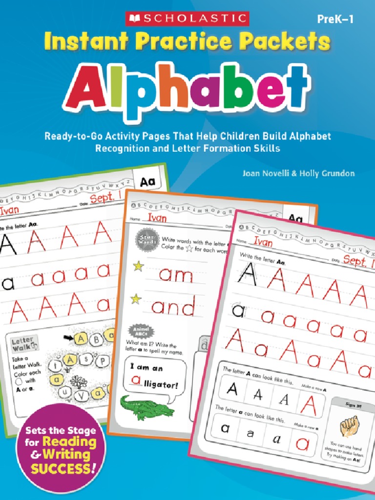 Instant Practice Packets - Alphabet PDF | PDF | Letter Case | Alphabet